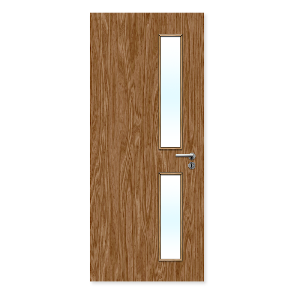 Premier Internal Bespoke Walnut Veneer 16g Glazed Fd30 fire – Premier ...
