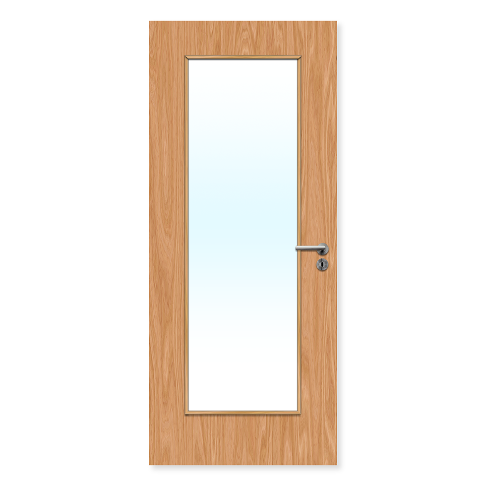 Premier Internal Beech Veneer 19G (Pattern 10) Glazed FD60 Fire Door ...