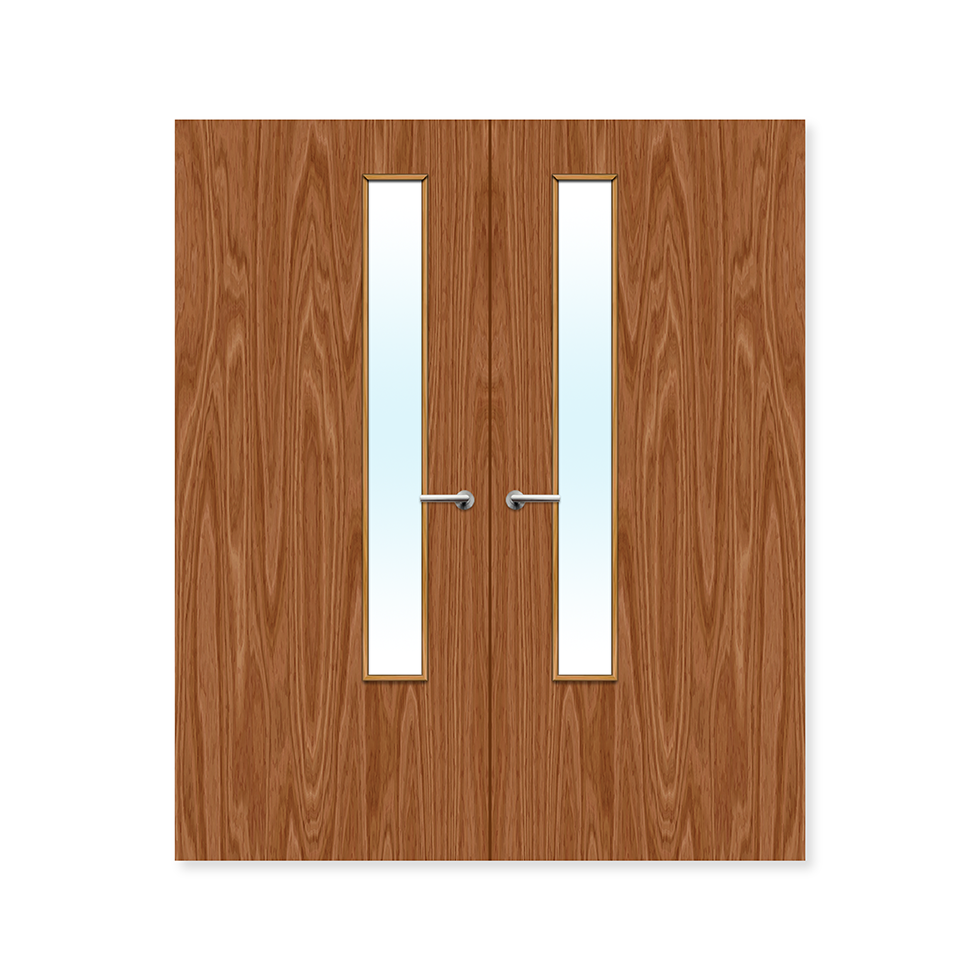 Premier Internal Bespoke Plywood Paint Grade 20G Glazed Double FD60 Fi ...
