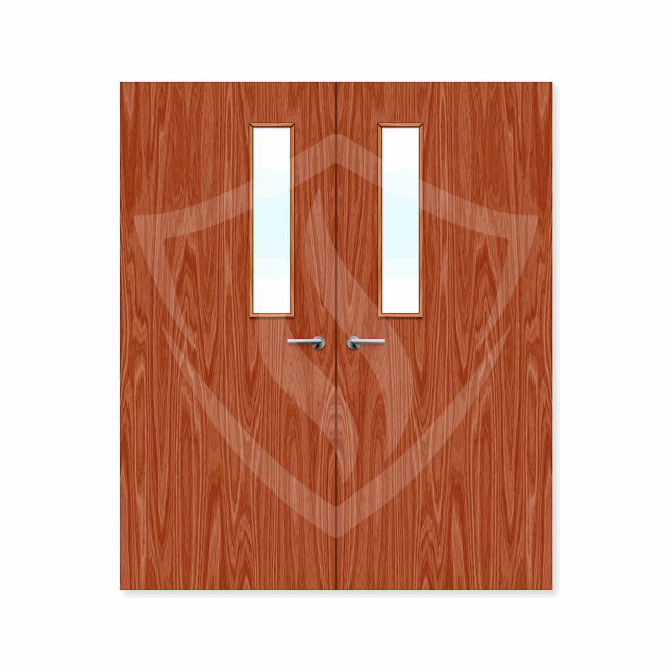 Internal Bespoke Sapele Veneer 3g Glazed Double Fd30 fire – Premier ...