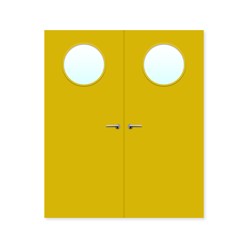 Premier External Plywood (Paint Finish) Double 5G Glazed FD30 Fire Doo ...