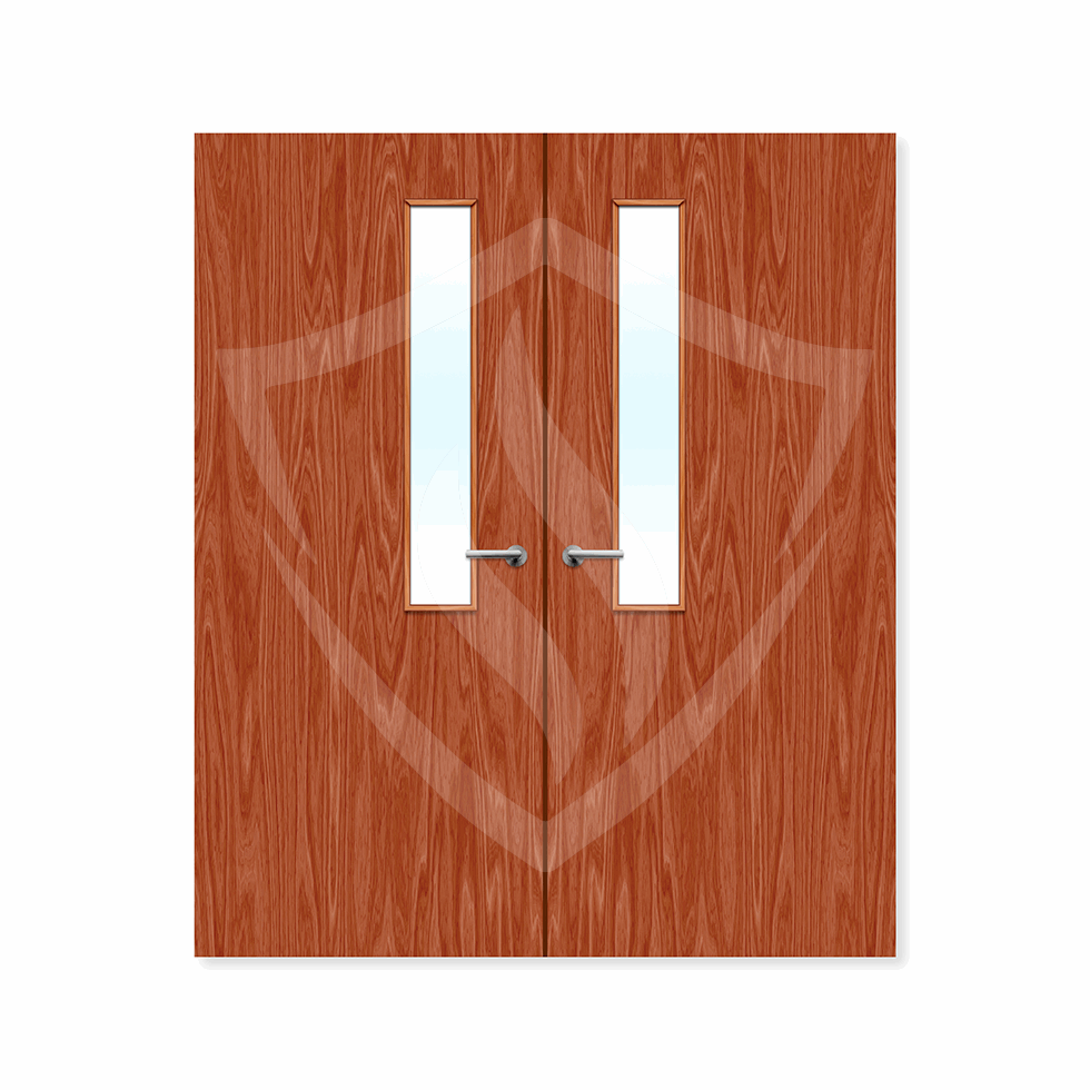 Internal Bespoke Sapele Veneer 7g Glazed Double Fd30 fire – Premier ...