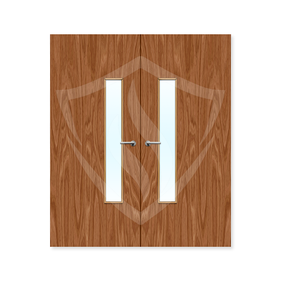Premier External Bespoke Plywood Paint Grade 18G Glazed Double FD60 Fi ...