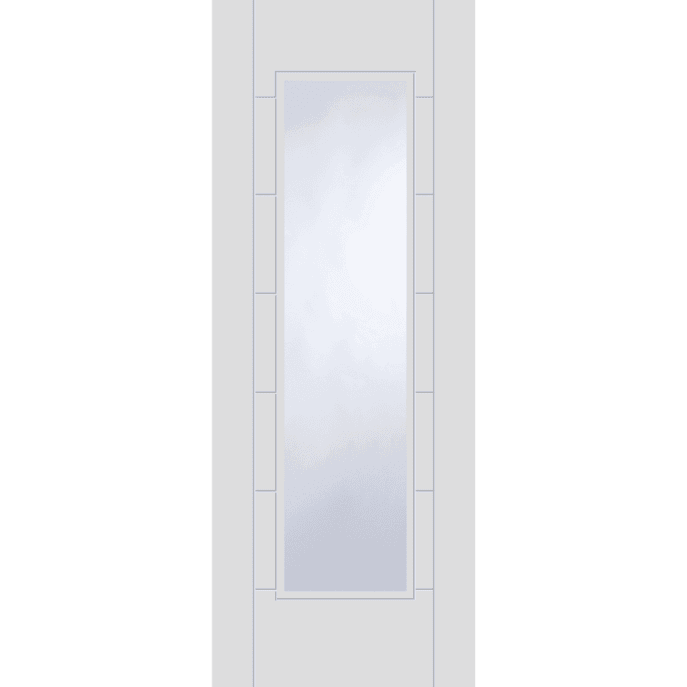 Mendes Trade Range White Primed Corsica 1 Light – Premier Fire Doors