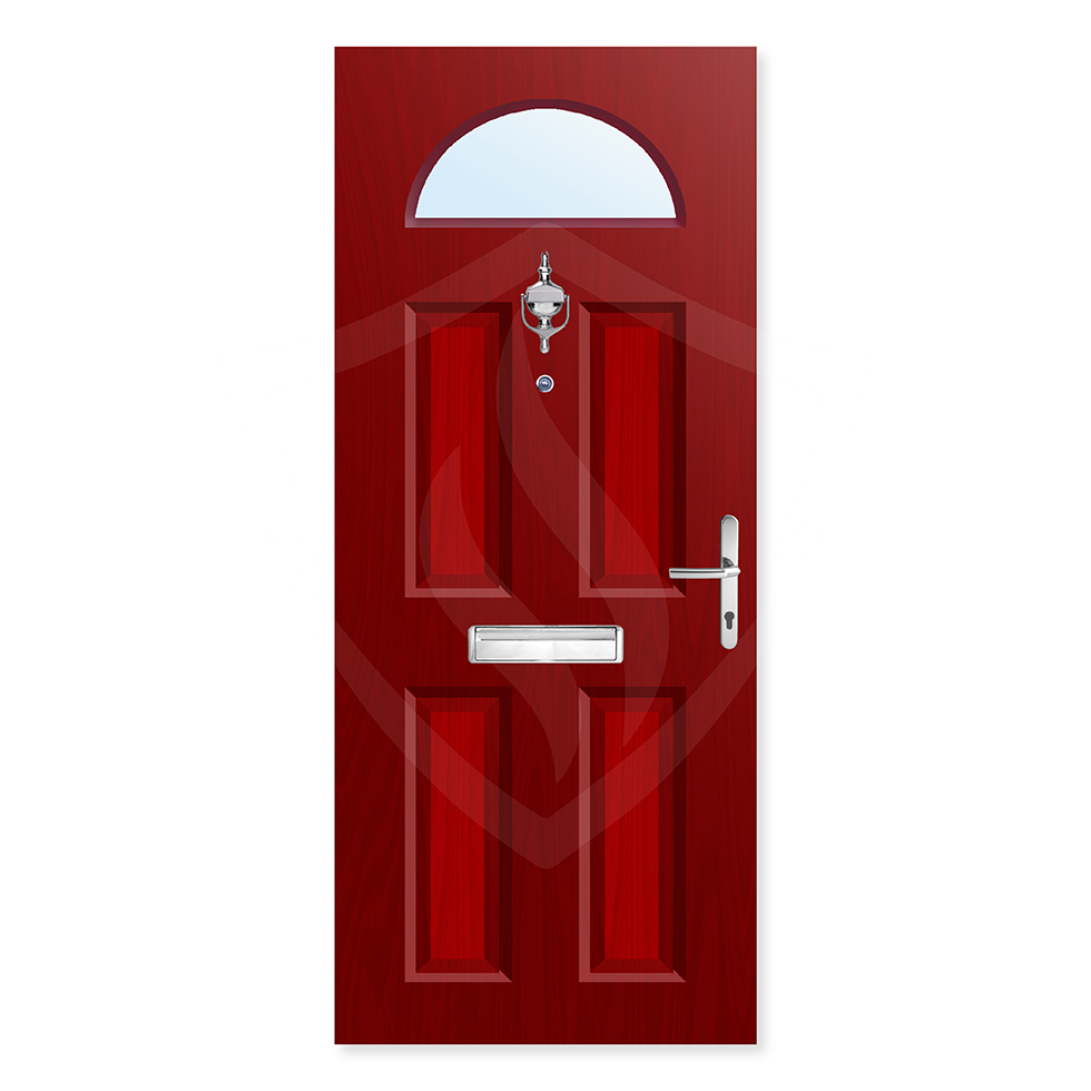 Unity Gloucester Bespoke Composite FD30s Solid Flat Entrance Door-set ...