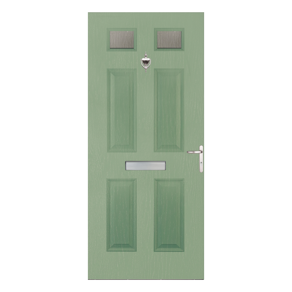 Unity Stratford 6 Panel Bespoke Composite FD30s Glazed Flat Entrance D ...